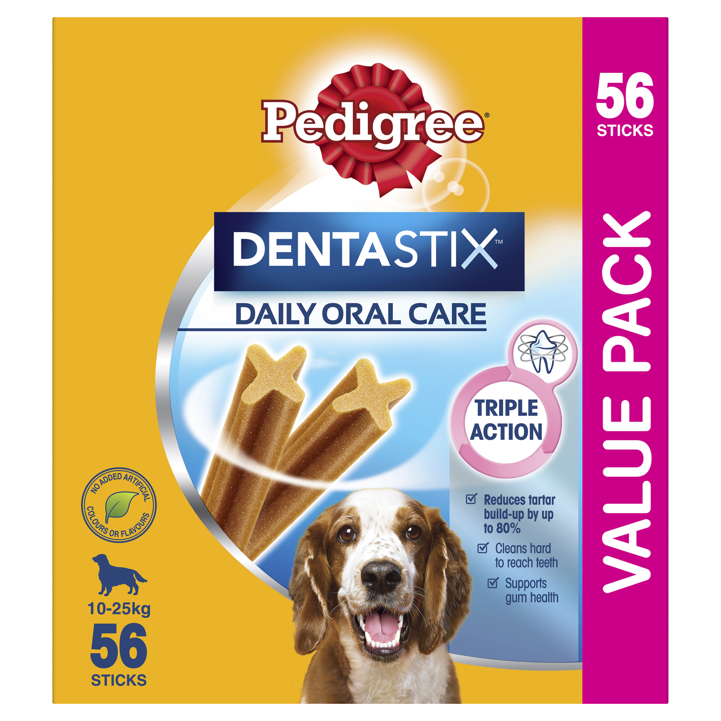 PEDIGREE® DENTASTIX Medium Dog Dental Treats 56 Piece Bulk Pack